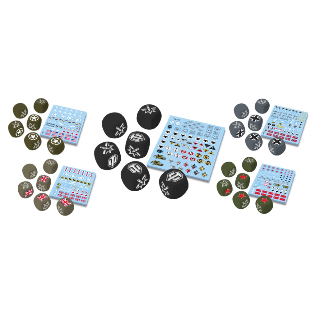 World of Tanks - U.S.S.R. Dice and Decals – Daves Adventure Gear